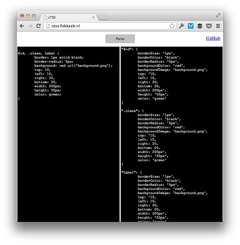 Github Fokkezb Ctss Convert Css To Titanium Tss