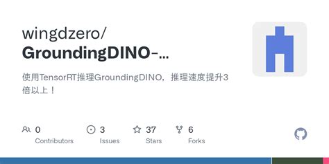 Groundingdino Tensorrt And Onnx Inferencereadmemd At Master · Wingdzerogroundingdino Tensorrt