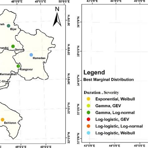 Best Marginal Distributions Of Four Drought Variables Download Scientific Diagram
