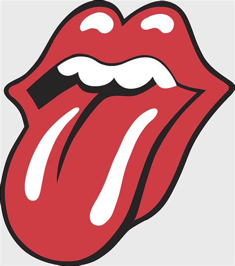 Rolling Stones Tongue Logo Sticky Fingers Album Cover Red Lips And