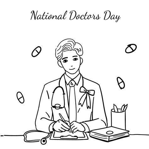 Premium Vector Free Hand Drawn 30 March National Doctors Day Creative