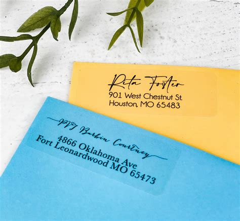 Return Address Custom Envelopes Etsy