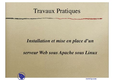 Notes Sur Linstallation Et Mise En Place Dun Serveur Web Sous Apache