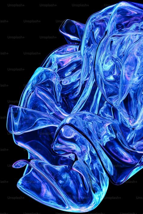 파란 얼음 조각 다발 사진 Unsplash의 배경 이미지