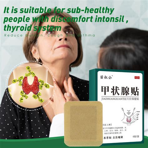 6 18pcs Thyroid Gland Patch Goiter Thyroid Treatment Plaster Neck Swelling Nodule Removal