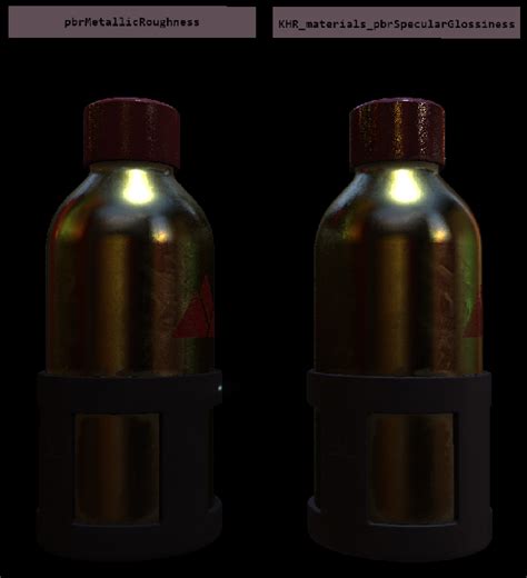 Specular Glossiness And Metallic Roughness Formulas Give Different Results Issue