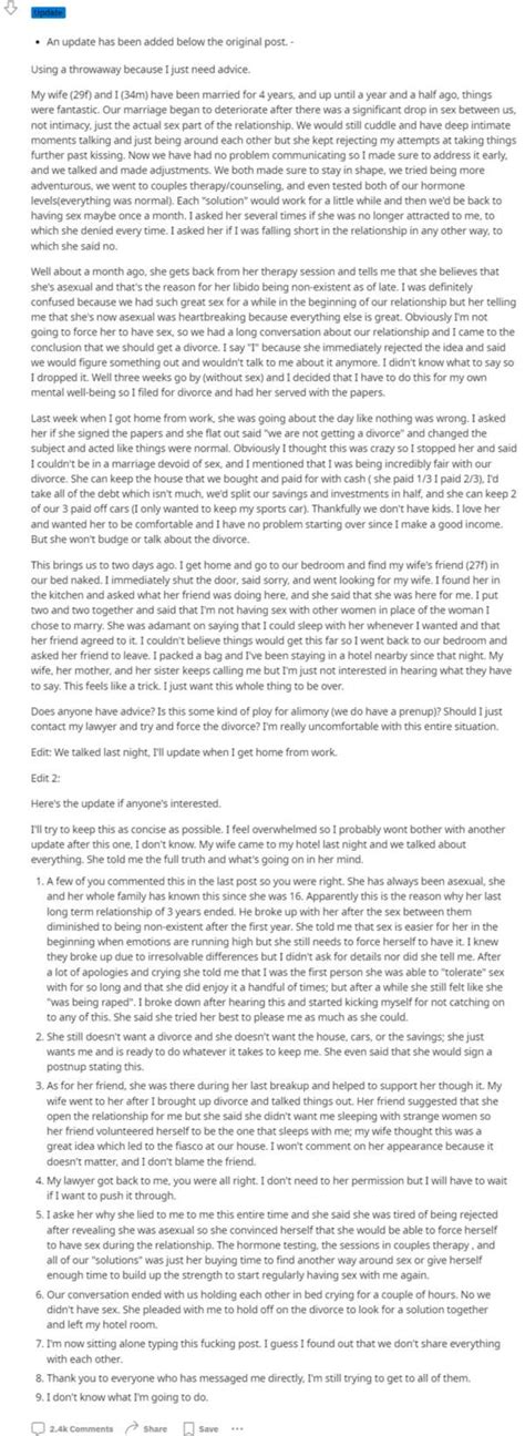 房事不和谐 妻子竟说让闺蜜来帮我 美国男子崩溃