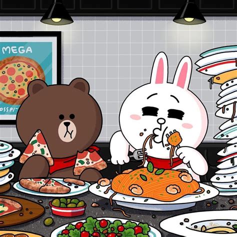 18 Best Brown And Cony Images On Pinterest Cony Brown Line Sticker