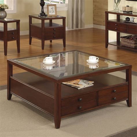 Large Wood Coffee Table With Storage Rectangular Coffee Table Design