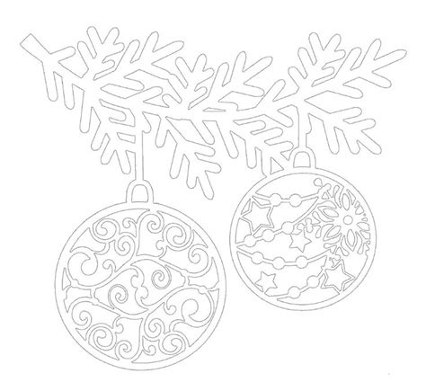 Елочные игрушки 333 Fotek Шаблоны трафаретов Трафареты Рождественская история