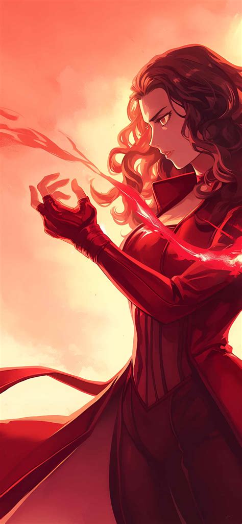 Scarlet Witch Anime Wallpaper