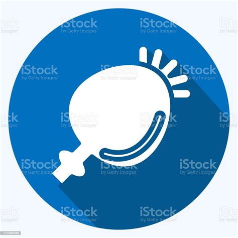 아이콘 양귀비 씨앗 너트 기호에 적합합니다 긴 그림자 스타일 편집 가능한 간단한 디자인 디자인 템플릿 벡터 간단한 그림 곡초류에 대한 스톡 벡터 아트 및 기타 이미지