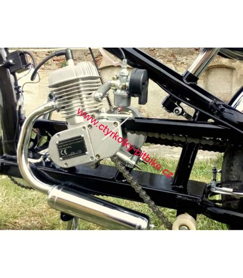 Moto Kolo Motorové Kolo Chopper 80cc Black