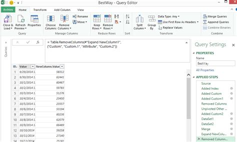 Transforming Data With Power Query