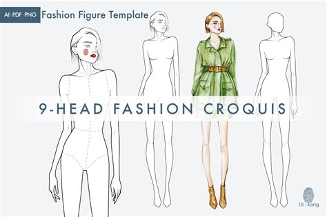 Croquis Female Front View Croquis Illustrations