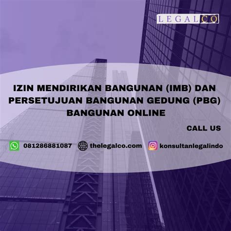 Imb Dan Pbg Bangunan Online The Legal Co