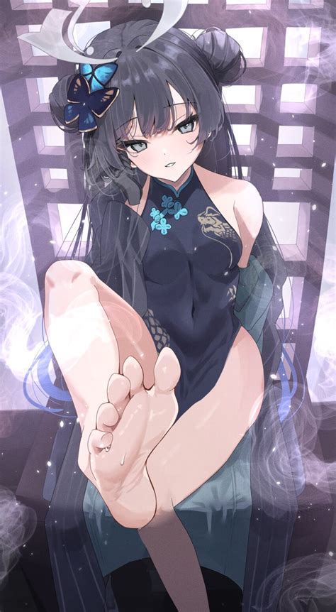 Maikro Kisaki Blue Archive Blue Archive Foot Up Commentary
