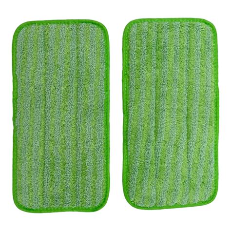 Smart Home Reusable Green Microfiber Hook And Loop Mop Floor Duster