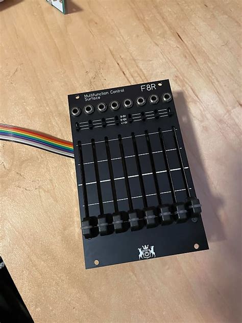 Michigan Synth Works F8r Fader Bank 2022 Black Reverb