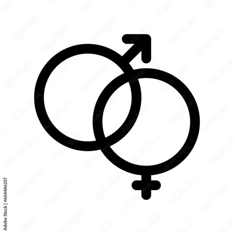 Editable Sex Symbols Vector Icon Wedding Valentine Love Celebration
