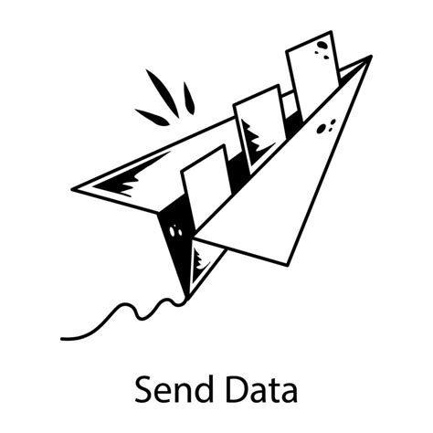 trendy send data 44822715 vector art at vecteezy