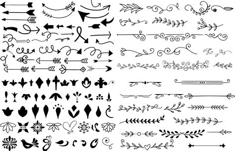 Decorative Elements Svg Bundle Etsy