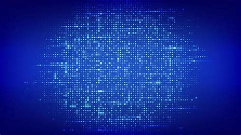 Binary Matrix Vector Wallpaper With Glitch Effec Style 5429698 Vector