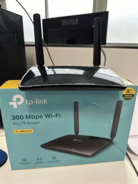 Router Tp Link Tl Mr6400 300mbps 4g Lte Wi Fi Router Nero Eur 15 00 Picclick It