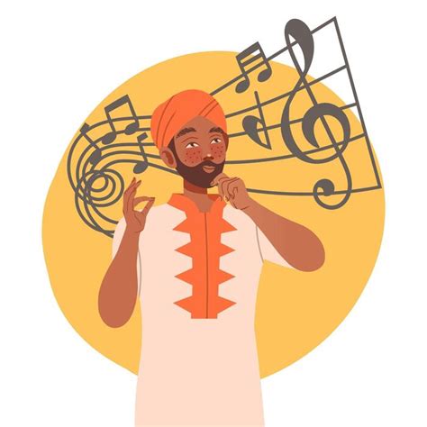 Indian Singing Vector Art Icons And Graphics For Free Download