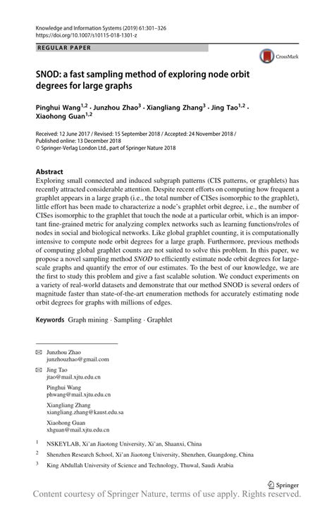 snod a fast sampling method of exploring node orbit degrees for large