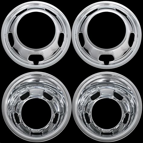 2019 2024 Dodge Ram 3500 Chrome 17 Dually Wheel Simulators Dual Skins