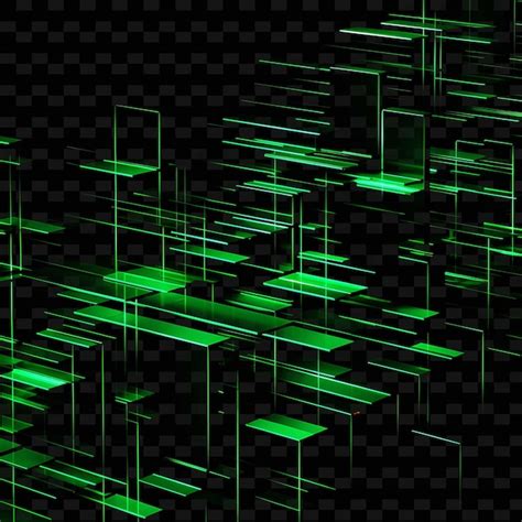 Premium Psd Neon Grid Grid Lines Digital Glitch Effects Neon Green
