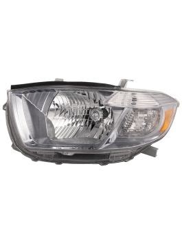 Halogen Headlight Black Japan Built Driver Left Side Assembly Fits