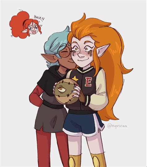 Raeda Eda And Raine Fan Art Raine And Eda Fanart Cute Raeda Toh