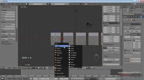 Blender Tutorial I Array Modifier Youtube