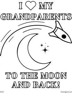 Best Grandpa Coloring Page