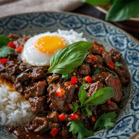 Thai Basil Beef Pad Gra Prow Recipe Culinary Chase