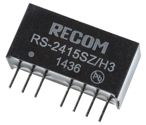 RS 2415SZ H3 Recom RS DC DC Converter 15V Dc 134mA Output 9 36 V Dc Input 2W Through