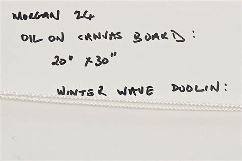 Lot 146 Winter Wave Doolin By Henry Morgan Morgan Odriscoll