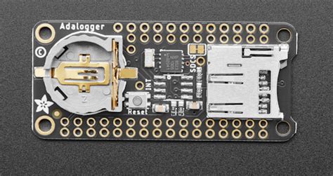FeatherWing Of The Day Adafruit Adalogger FeatherWing With RTC SD WingOfTheDay Adafruit