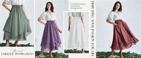 Scarlet Darkness Women Renaissance Long Skirt A Line