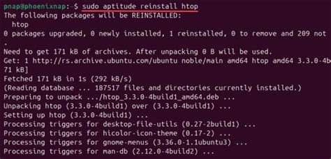 reinstall packages on debian and ubuntu using apt get reinstall