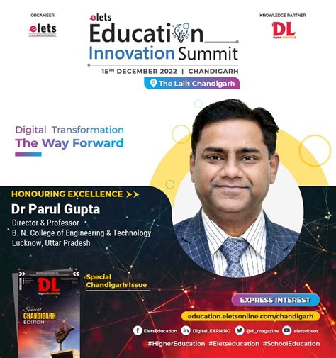 Elets Digital Learning On Linkedin 3rd Elets Education Innovation Summit