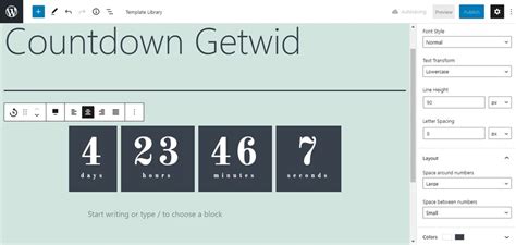 Wordpress Countdown Timer With Elementor And Gutenberg