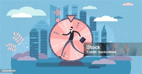 복권 휠 작업 시장 창조적 인 개념 평면 작은 사람 벡터 일러스트 객실 있음에 대한 스톡 벡터 아트 및 기타 이미지 객실 있음 경제 기회 Istock