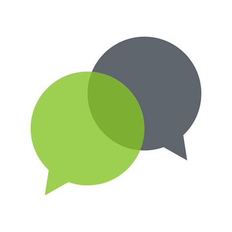 Chat Logo Premium Vector