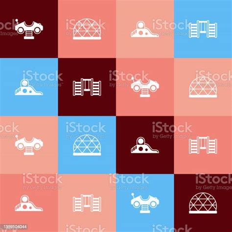 설정 팝 아트 스윙 자동차 놀이터 등반 장비 슬라이드 놀이터와 스웨덴 벽 아이콘 벡터 고풍스런에 대한 스톡 벡터 아트 및 기타 이미지 고풍스런 교육 나무 Istock