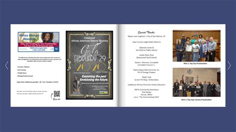 Souvenir Bookletad Spaces Dunbar Heritage Association