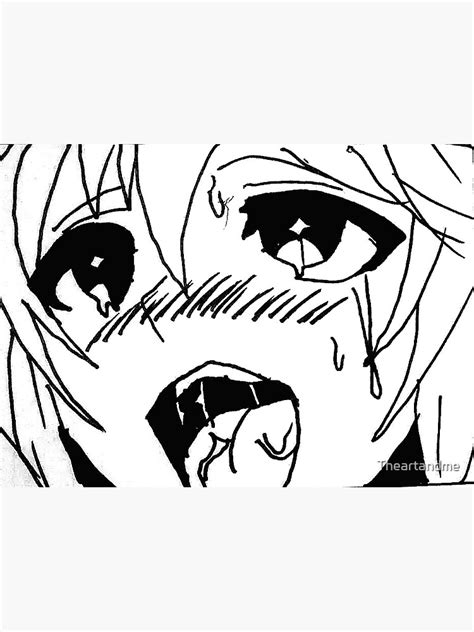 Anime Erotic Drawing Sticker For Sale By Theartandme Redbubble