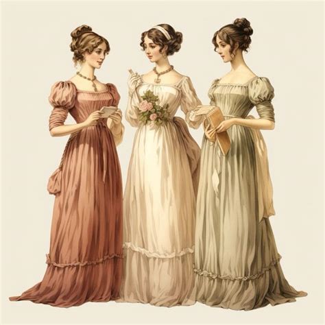 Pin By Carolinaz On Vintage Ilustratiin Regency Era Fashion Regency